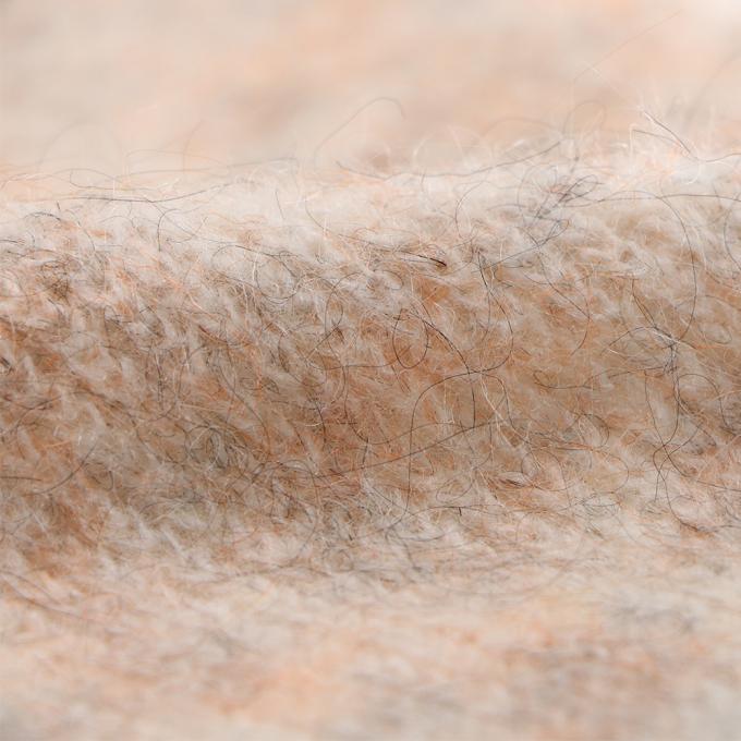 Blended Shawls Chunky Mohair Yarn , 1/13NM Anti Pilling Mohair And Wool ...